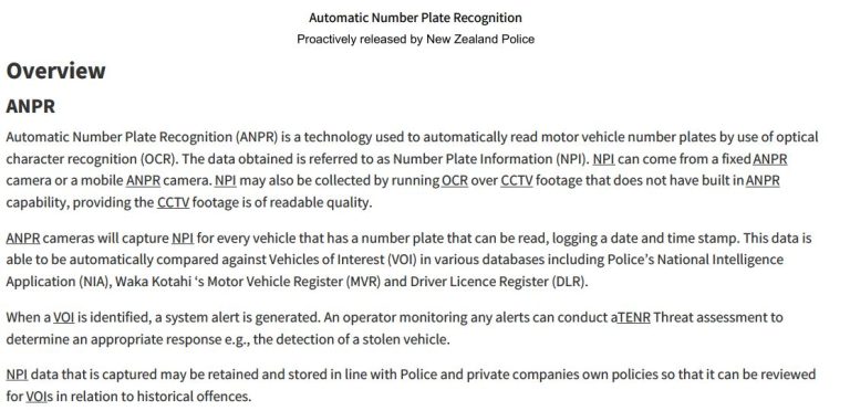 Automatic Number Plate Recognition (ANPR) Technology in NZ Cities ...
